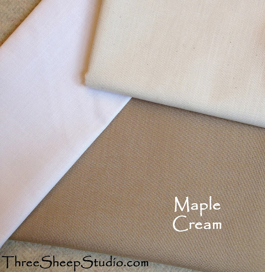 Three Sheep Studio: Maple Cream Weavers Cloth...