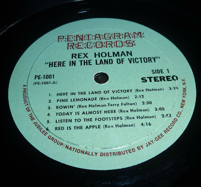 Rex Holman - Here In The Land Of Victory | The Freewheelin' Groover