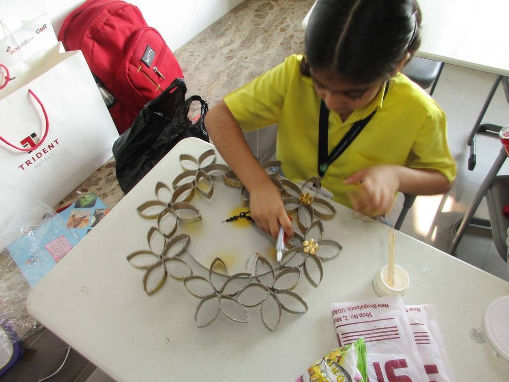 On the top of the World...: Best out of Waste Competition at WIS,Udaipur