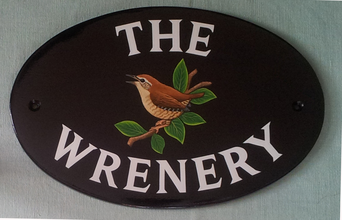 Hand Painted House Signs by Ceramic Art: House Signs with birds ...
