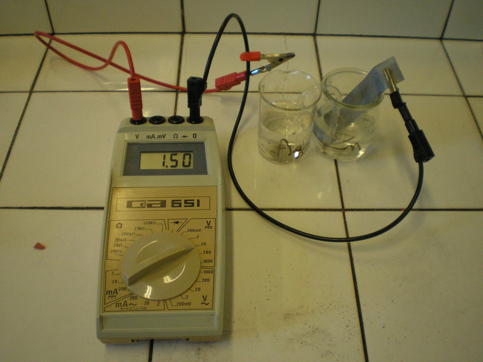 TP Terminale S: TP de Chimie 7 : Les piles