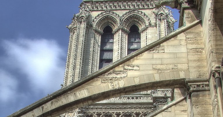 pillole d'arte: L'ARCO RAMPANTE (DETTAGLIO DELLA CATTEDRALE DI NOTRE ...