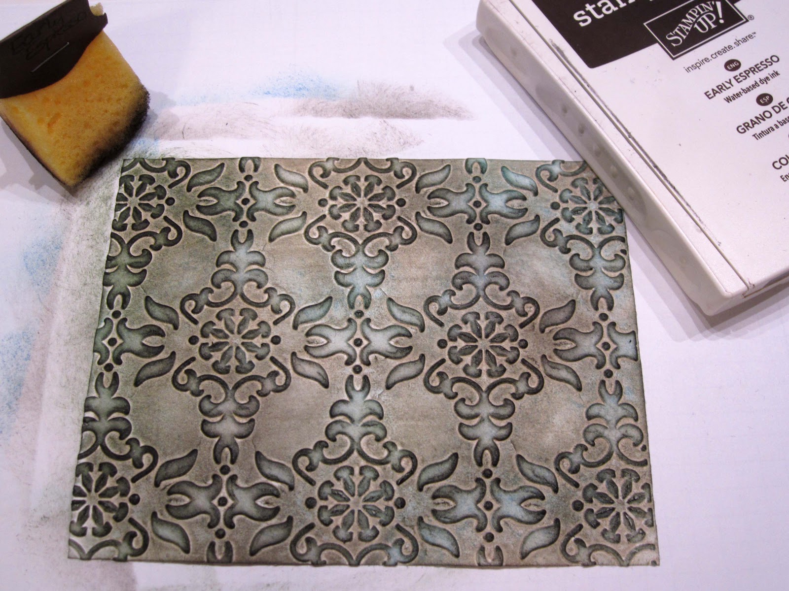 Inking It Up With Cathy: Technique Tuesday .... Faux Patina
