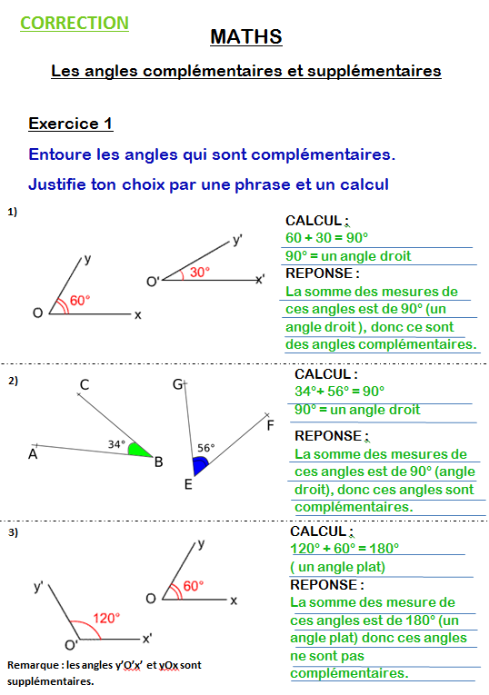 LeblogEnjoyWork: Exercice sur la vidéo des angles complémentaires et ...