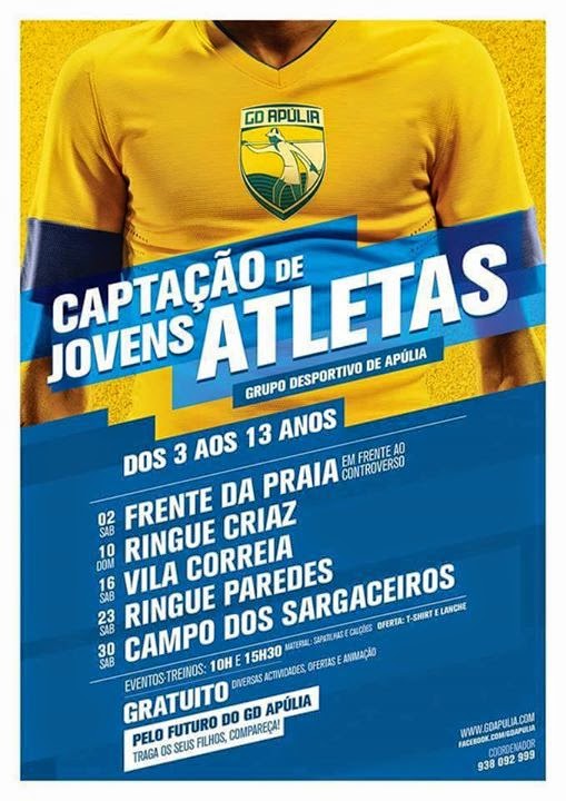Futebol: GD Apúlia promove jornadas de Captação de Jovens Atletas no ...