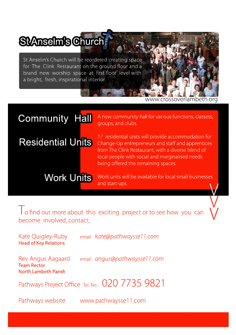 Lurking about SE11: Heart of Kennington Cross: St Anselm's Pathways ...