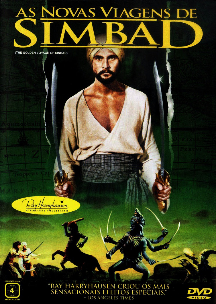 CAPA E RENDERS BAIXAKI FILMES: As Novas Viagens de Simbad