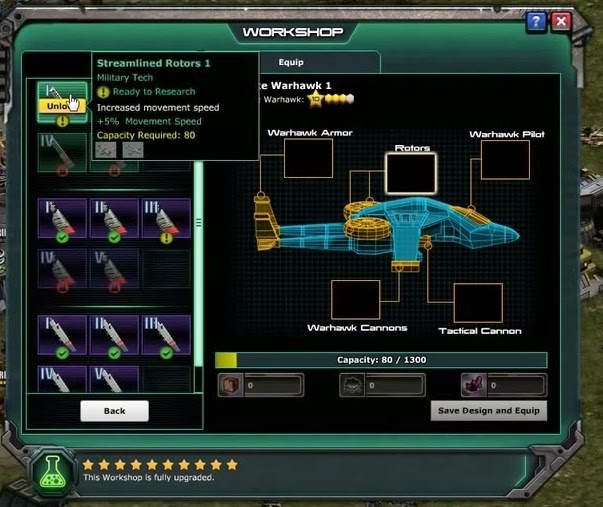 Warhawk Schematics |War Commander Strategy