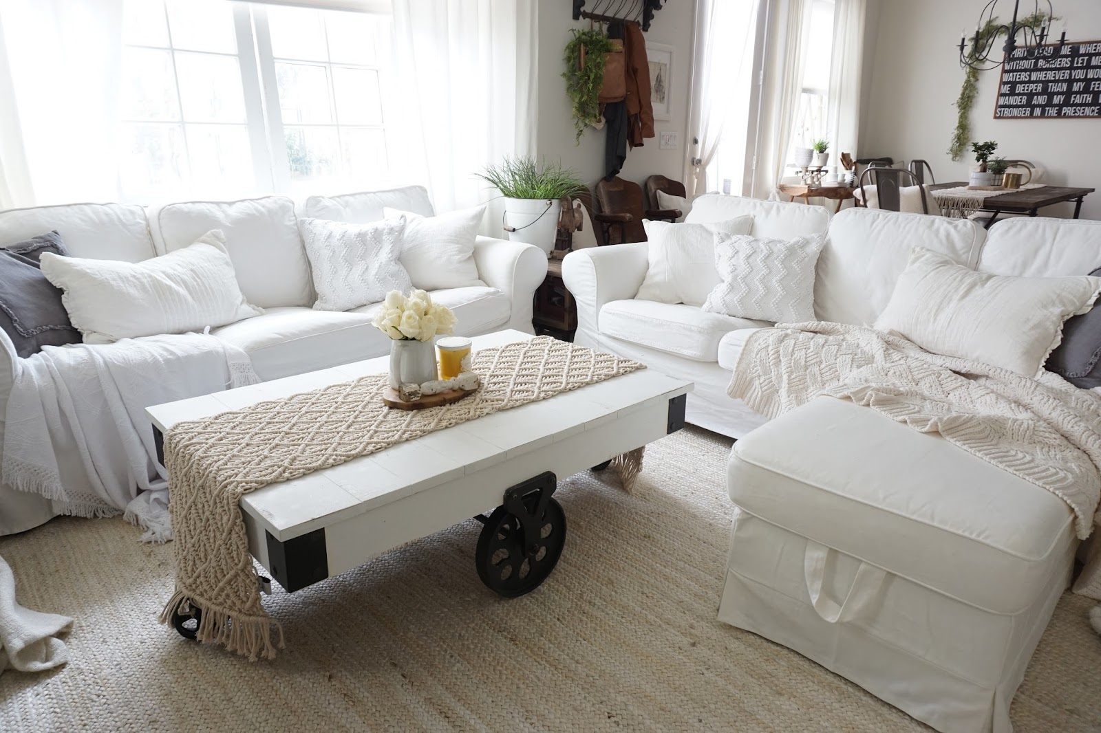 Creating a Chaise Lounge on a Regular Couch