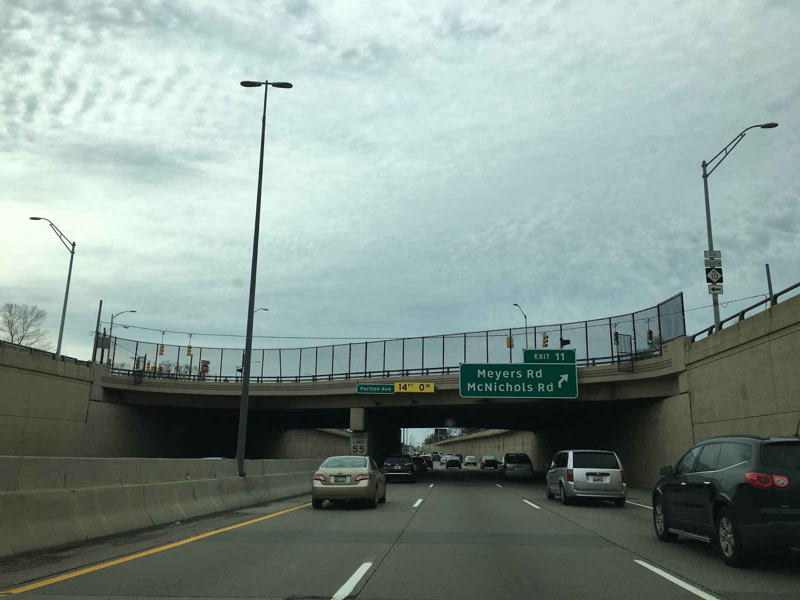 M-10; the Lodge Freeway (Old US Route 10, Old US Route 12 and Old ...