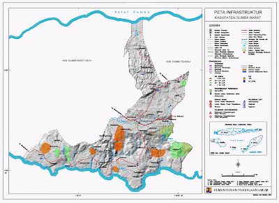 Peta Kabupaten Sumba Barat