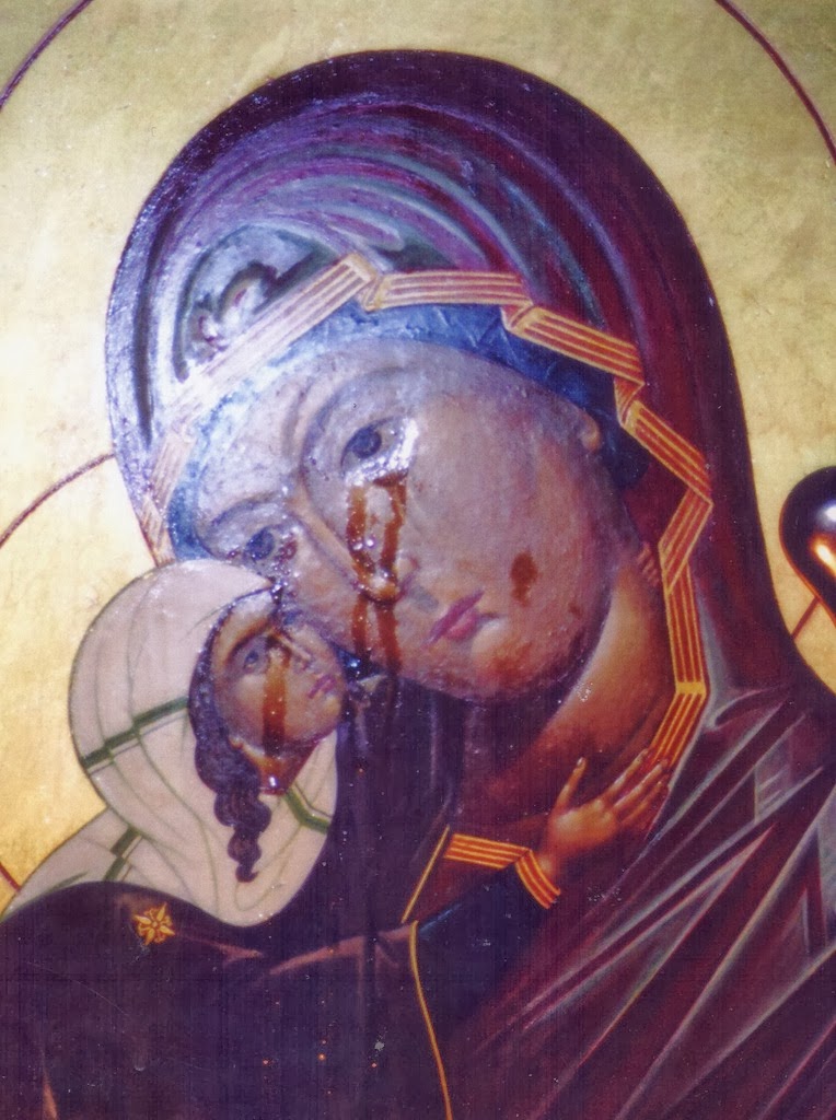 The Myrrh-Streaming Icon of Saint Anna at St. Tikhon's Monastery ...