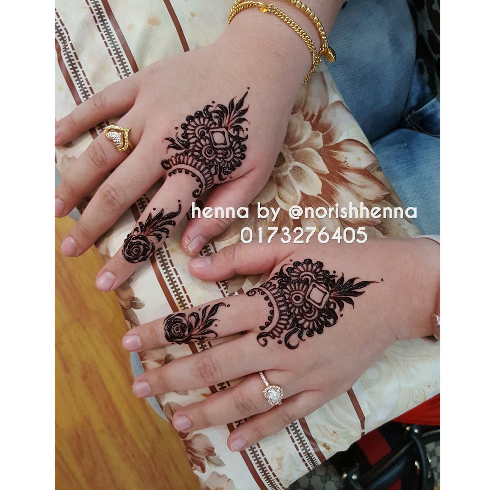 PERKHIDMATAN UKIRAN INAI PENGANTIN: Inai Tangan, simple dan sweet ...