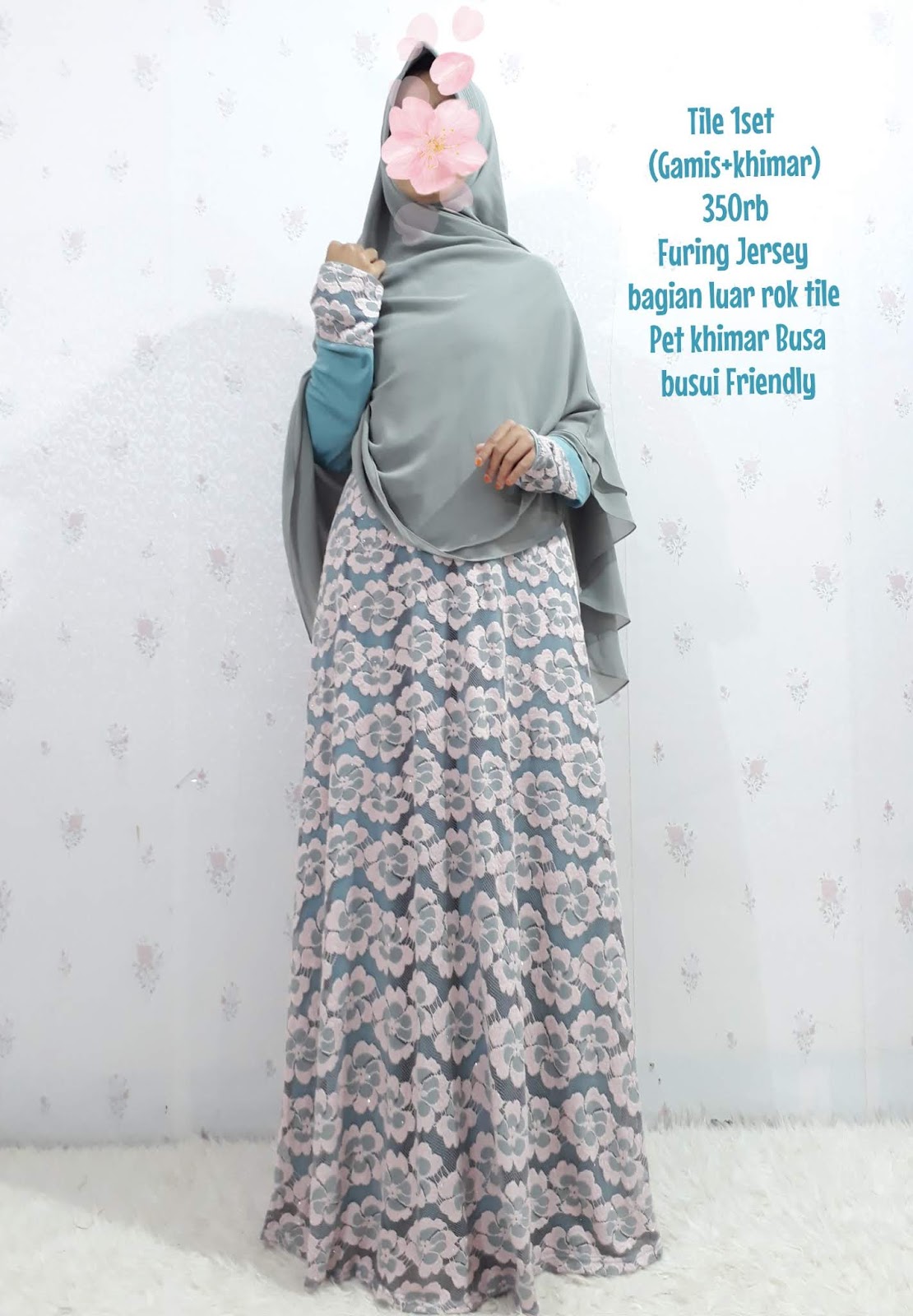 Gamis Hum.com: GAMIS 1set ( GAMIS DAN KERUDUNG )