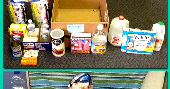 Shut the Door and Teach: United States Geographic Regions Empty Box Project