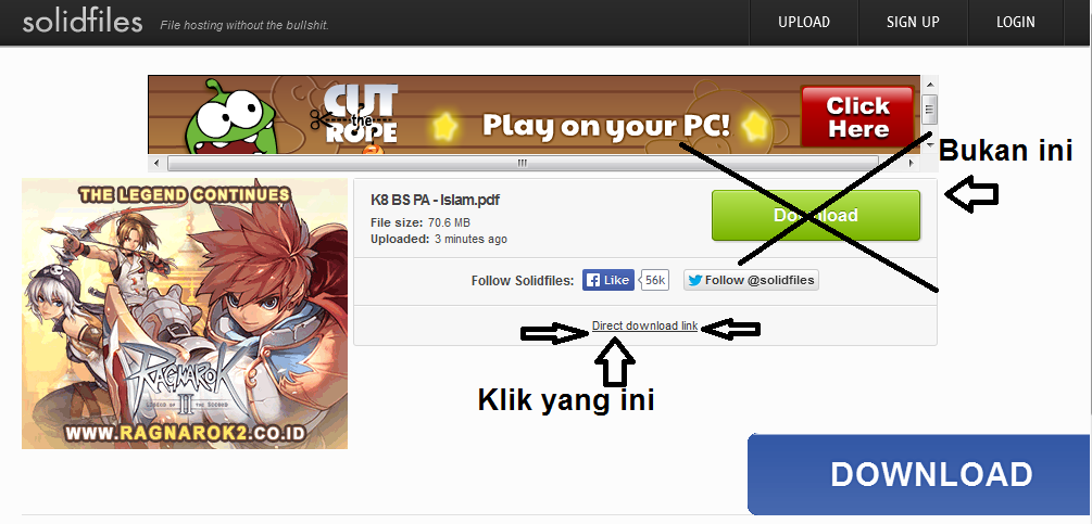 Cara Download File Via Solidfiles | My Software 124
