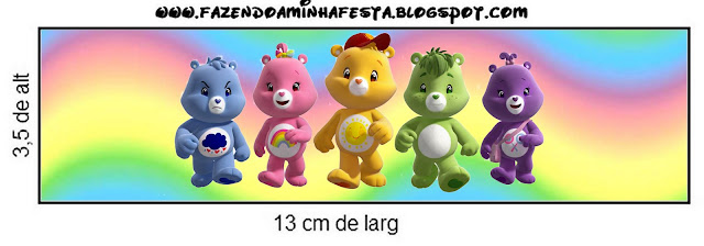 Care Bears Party: Free Printable Candy Bar Labels. - Oh My Fiesta! in ...