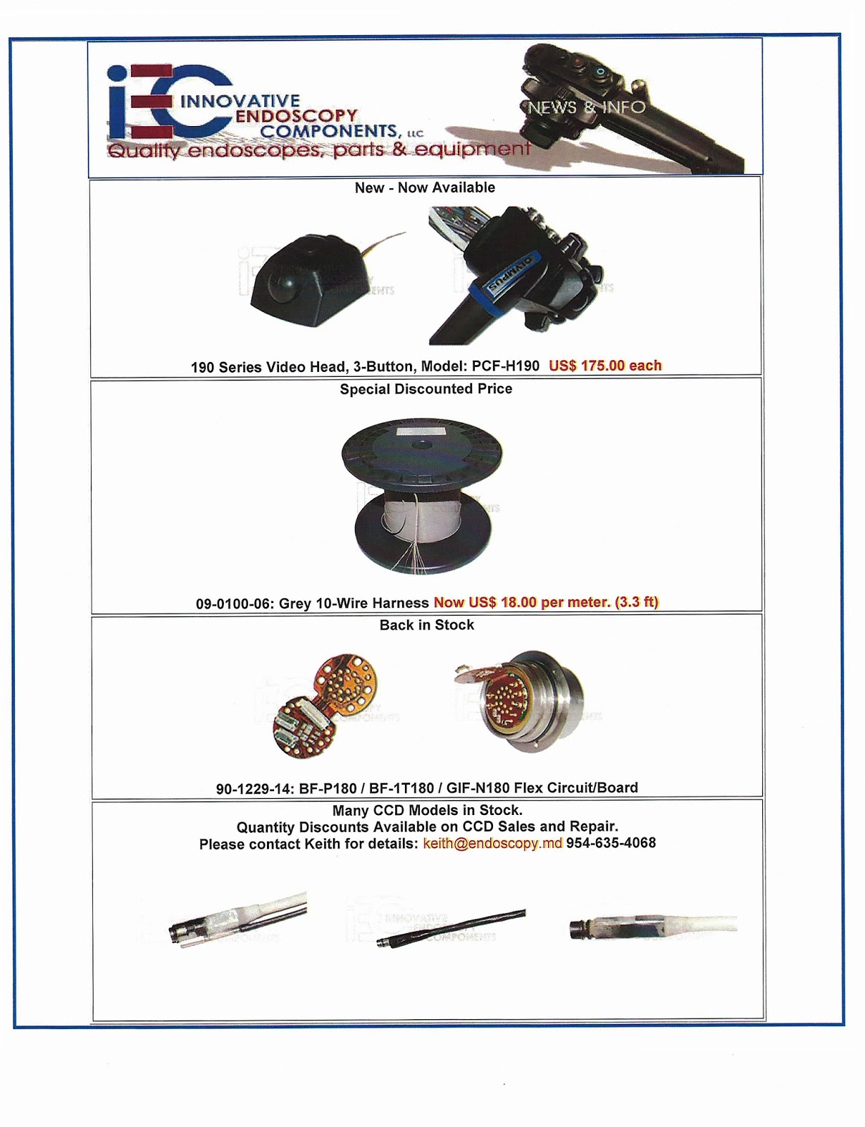 IEC Innovative Endoscopy Components: June 2016
