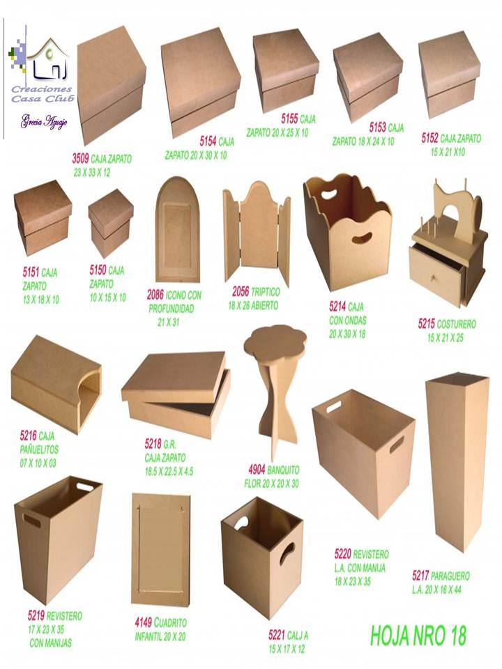 TODO EN MDF: CATALOGO DE MDF