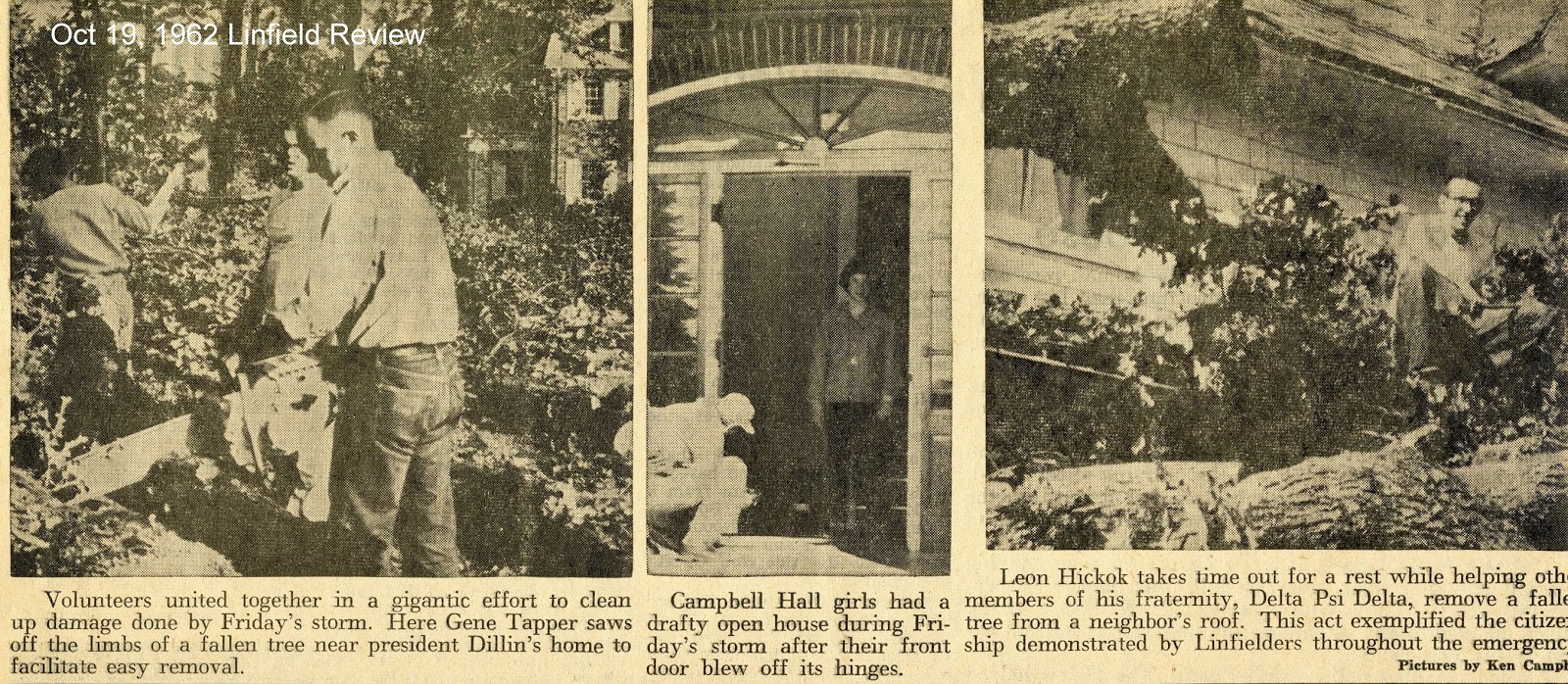 W I L D C A T V I L L E: COLUMBUS DAY STORM OCT. 12, 1962, AFTERMATH IN ...