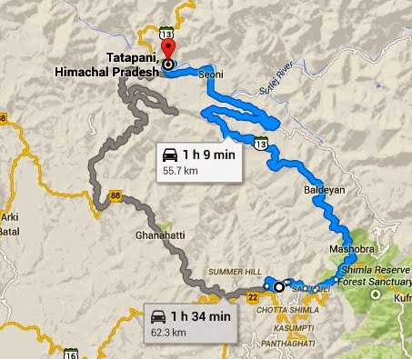 Tattapani- a rafting gateway from Shimla ~ iNDiA