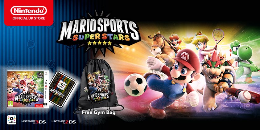 Mario Sports Superstars (3DS) traz bolsa de ginástica como brinde de ...