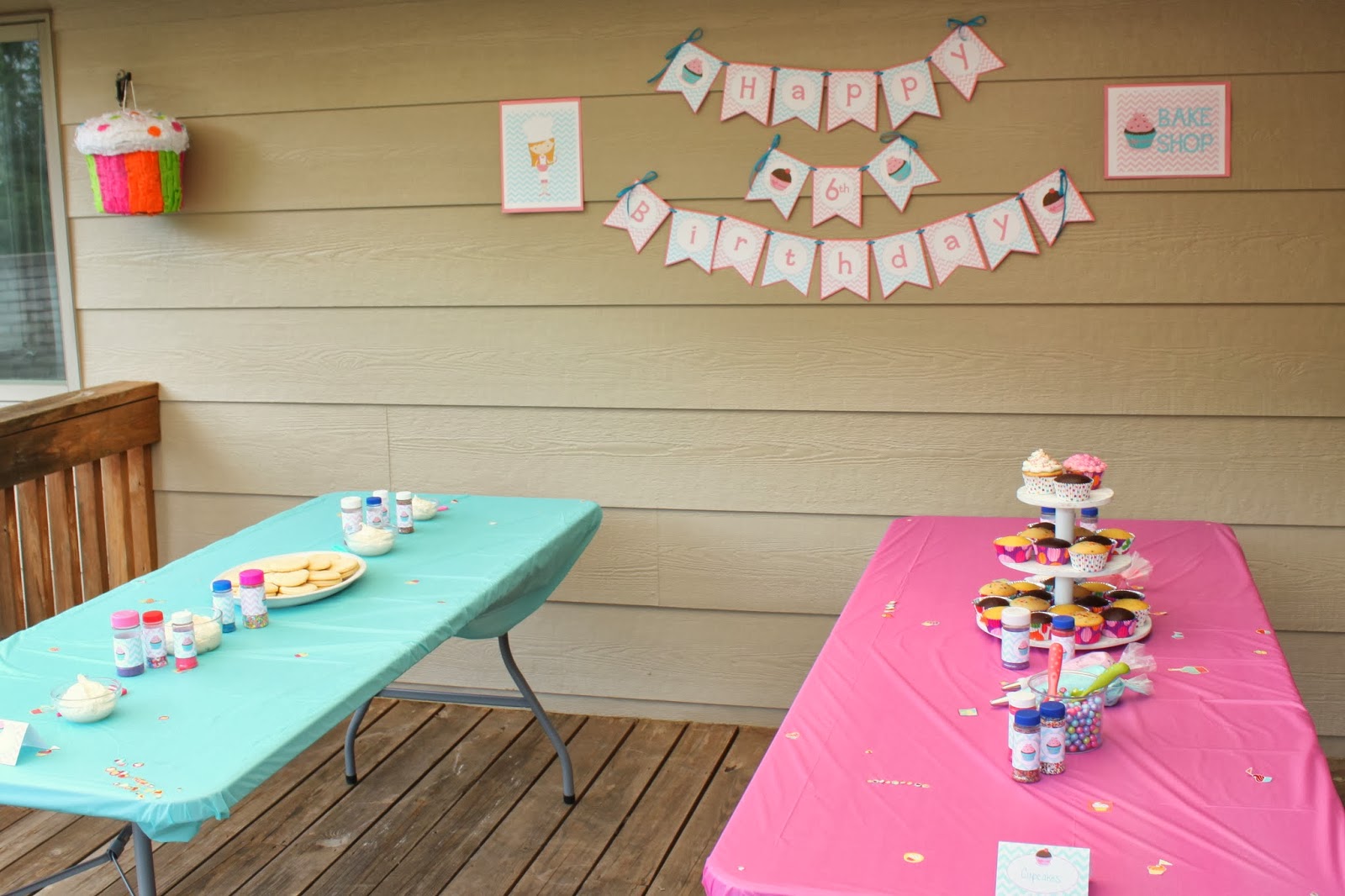 5M Creations: Baking Birthday Party - Bake Shop Party Printables