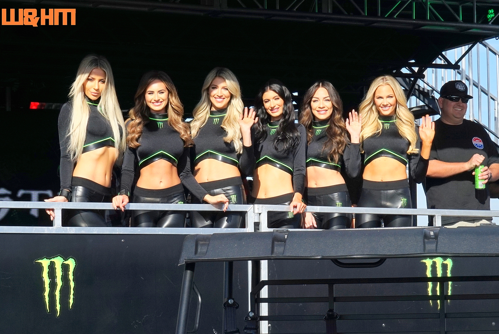 Monster Energy Girls at Supercross Anaheim 1 2020, by W&HM
