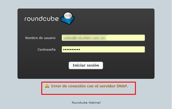 ERROR "Error de conexión con el servidor IMAP" en Ubuntu 16 luego de ...