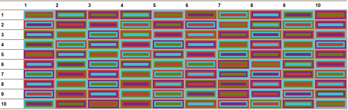 From Earth to Mar's: Random color pattern generators