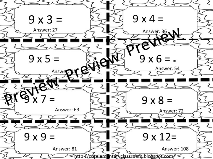 The Cute Elementary Classroom: That's a Math Fact, Jack!