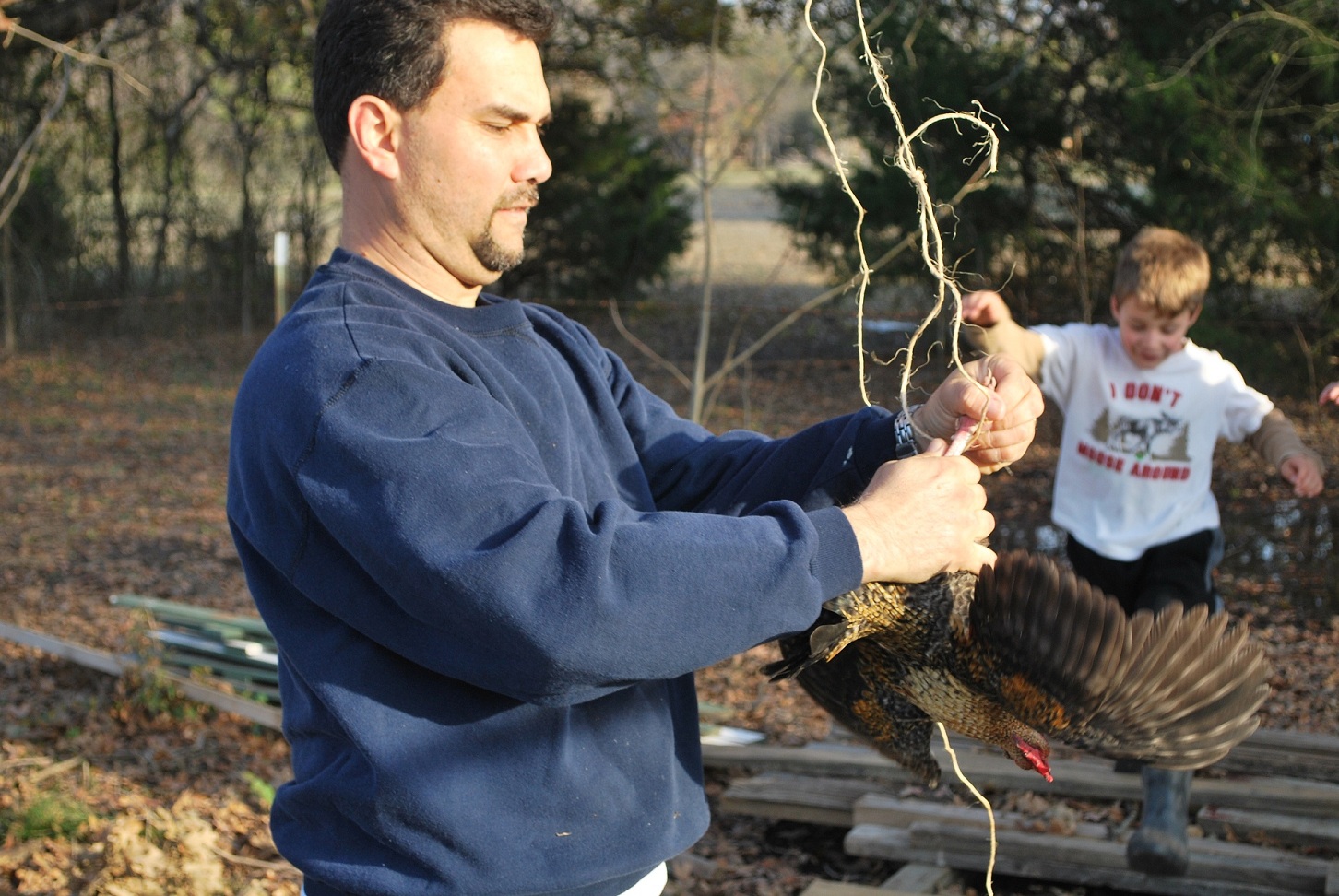 Garden Grove Cottage: Our First Butchered Chicken....