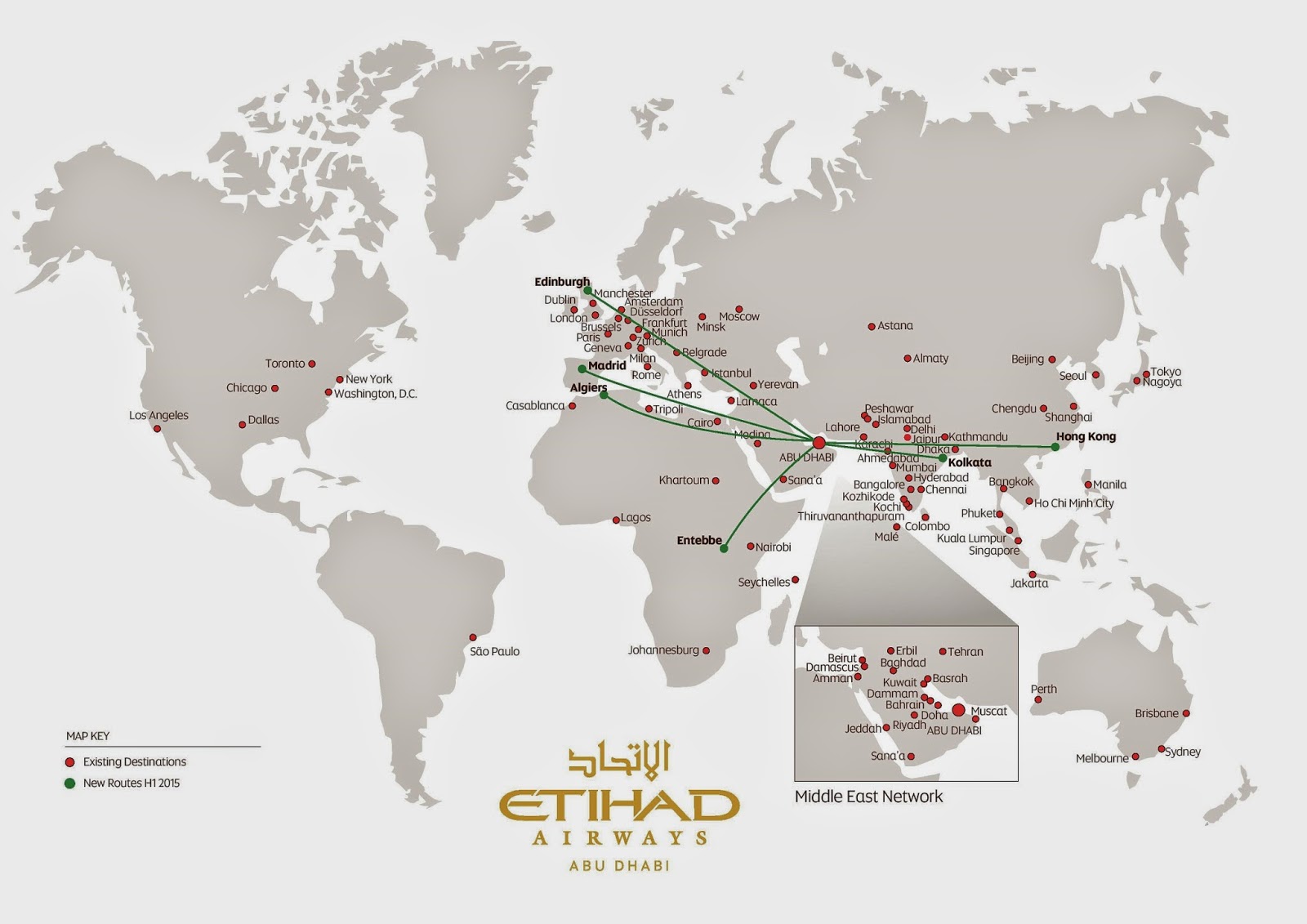 ETIHAD AIRWAYS EXPANDIRÁ ALCANCE GLOBAL COM SEIS NOVOS DESTINOS NO ...