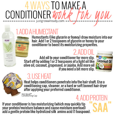 4 Ways To Make A Conditioner Work For You | Just Grow Already! | Bloglovin’