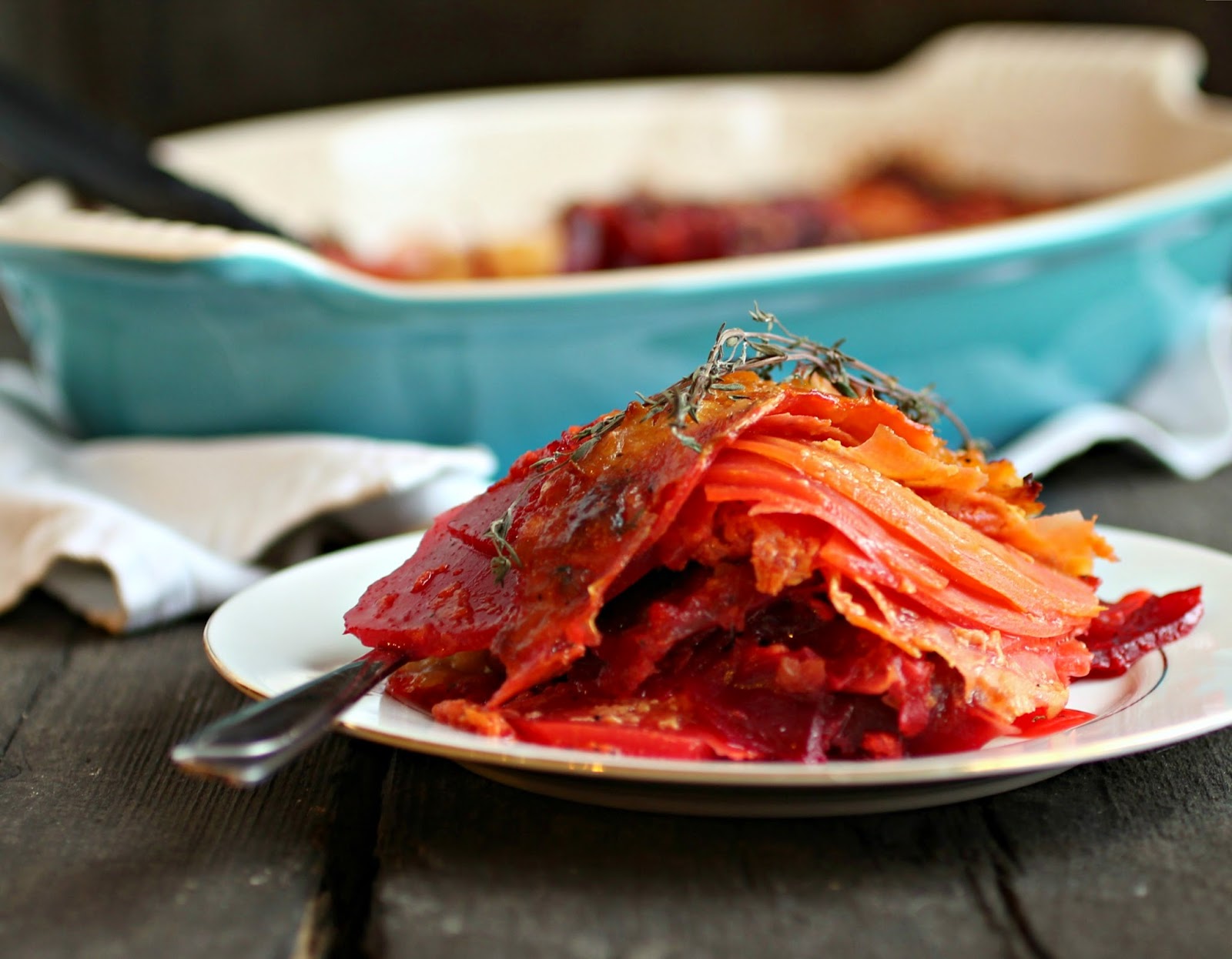 Hungry Couple: Winter Root Vegetable Gratin (and a Le Creuset Giveaway!)