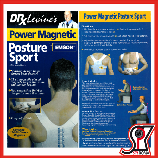 DIYGajet: Power Magnetic Posture Sport Dr Levine - RM24
