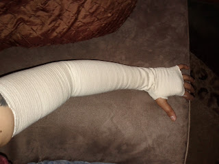 An Athlete's Journey Through Breast Cancer: Mummy wrap