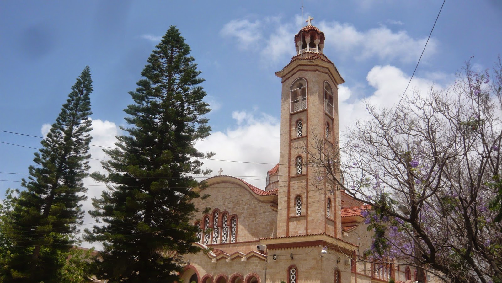 Between: Paphos churches and St Paul's Pillar