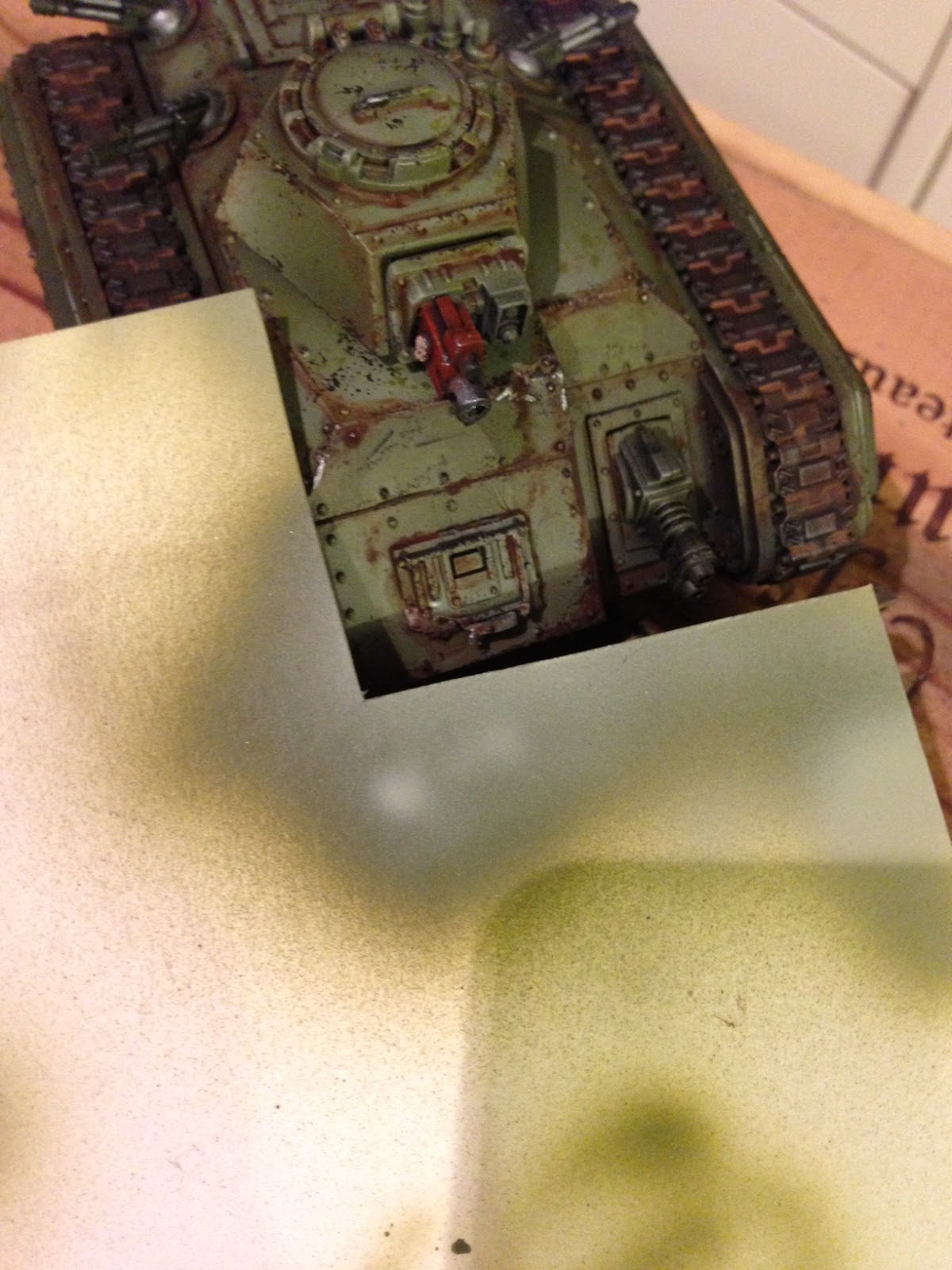 Four go to war!: Tutorial: Tank Weathering Part 2