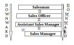 What is downward communication?