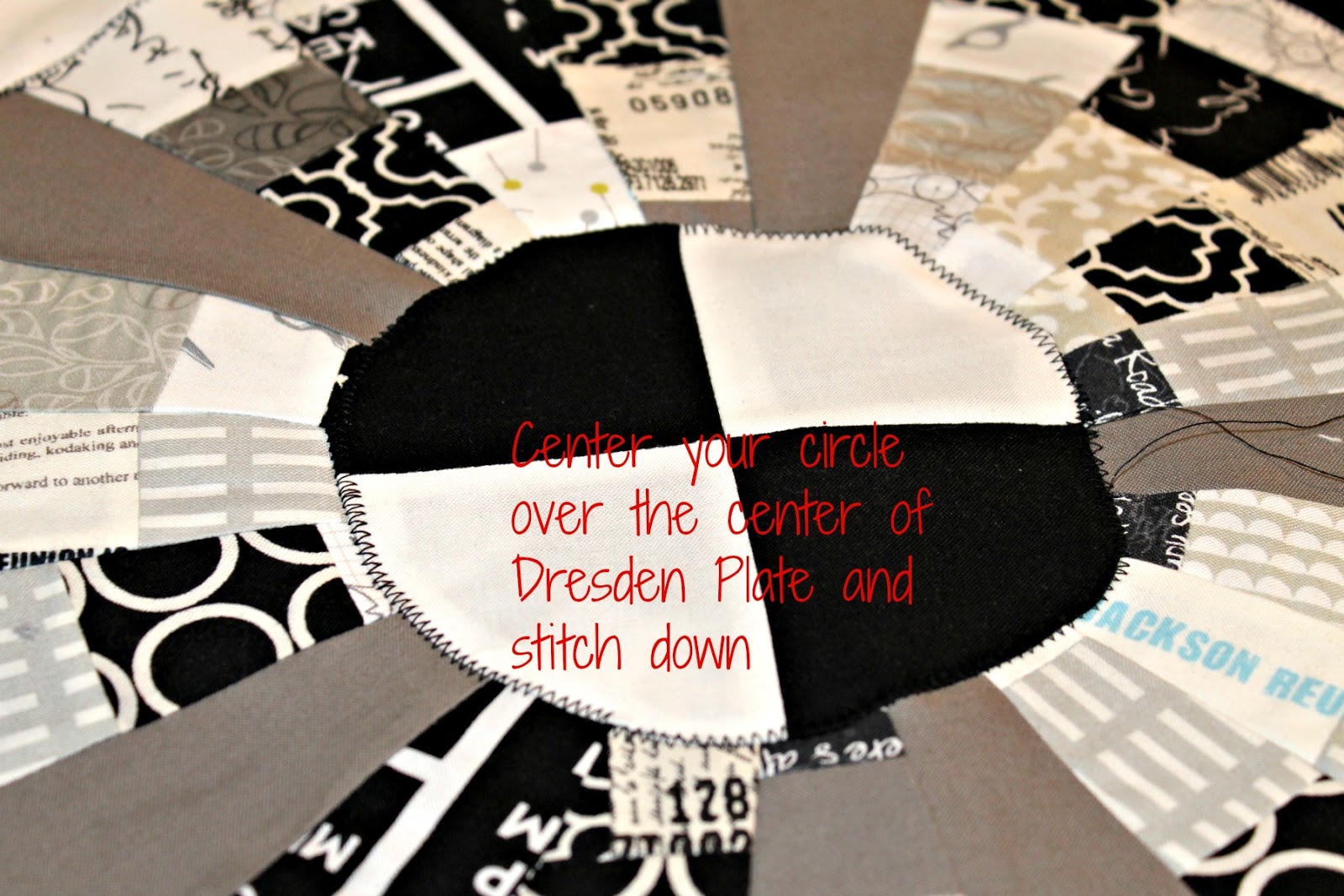 Craft Nurse Quilt: A Modern Dresden Plate: my first tutorial!!!!