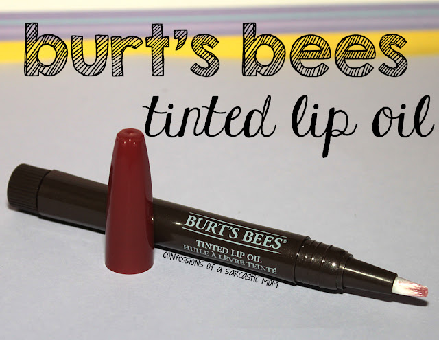 Confessions of a Sarcastic Mom — Burt's Bees Tinted Lip Oil in Rustling ...