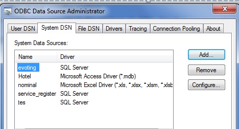 Creating Stored Procedures in sql server: ODBC database Connection ...