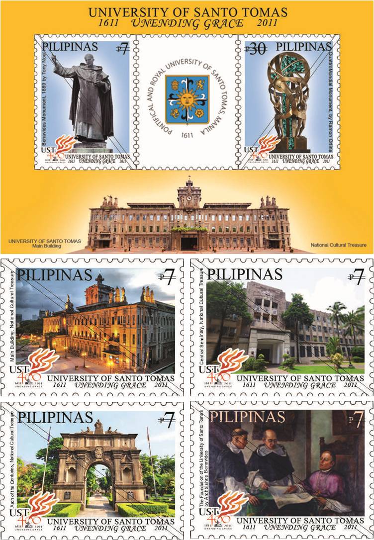 Thai Logo Lover: [stamp] 2011 • the University of Santo Tomas (UST) 400 ...