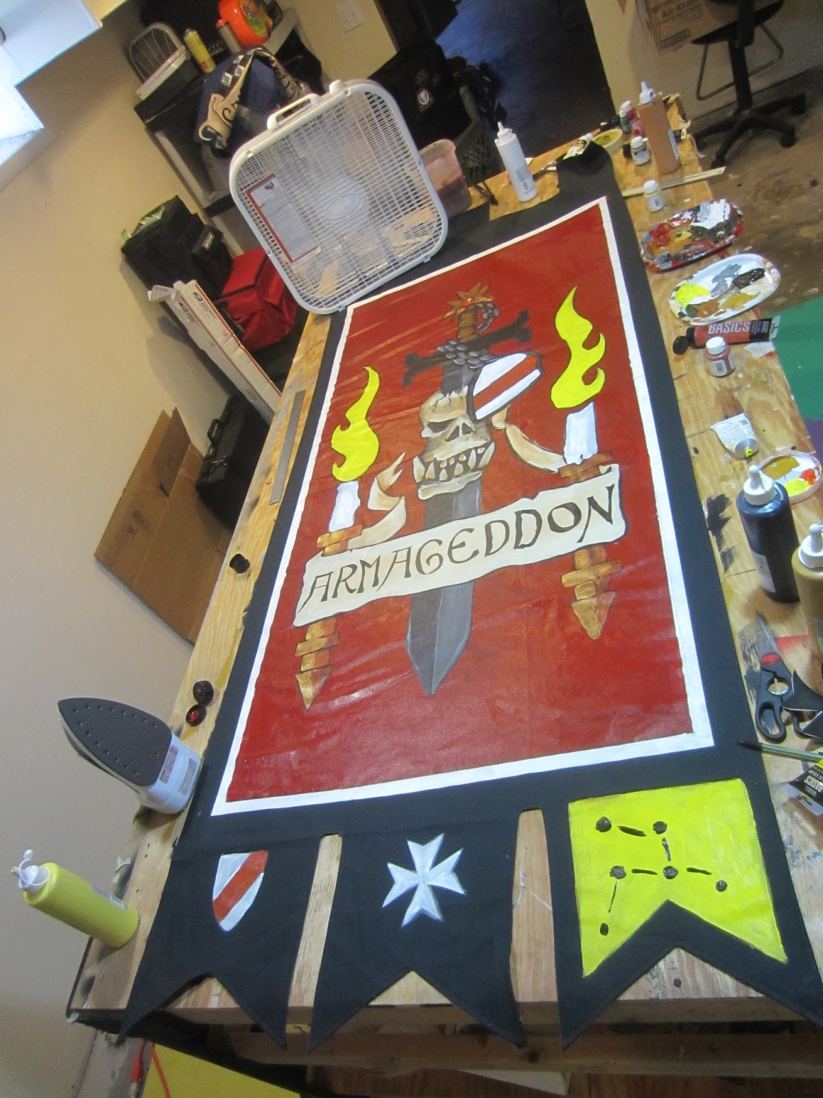 The Blood Angels: by Jawaballs: Black Templars Armageddon Crusade Banner