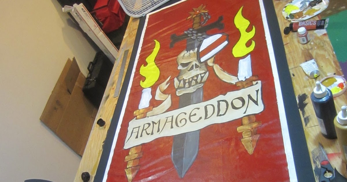 The Blood Angels: by Jawaballs: Black Templars Armageddon Crusade Banner