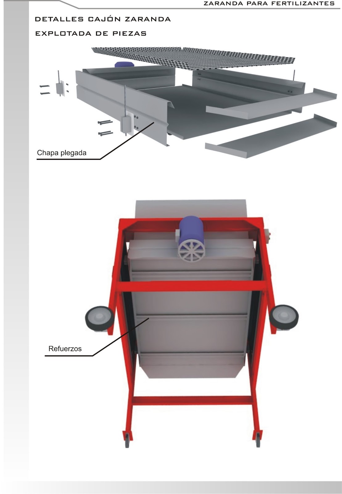 Diego Frati - DISEÑO INDUSTRIAL: ZARANDA PARA FERTILIZANTE