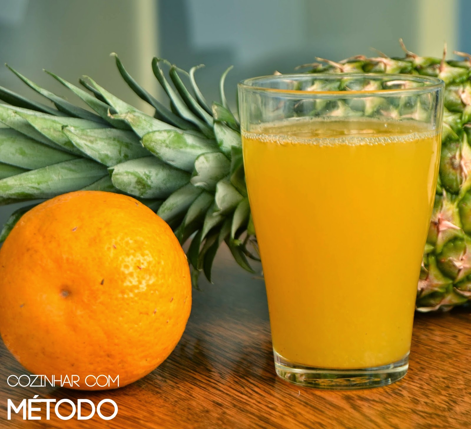 Cozinhar com Método: Sumo de laranja e abacaxi