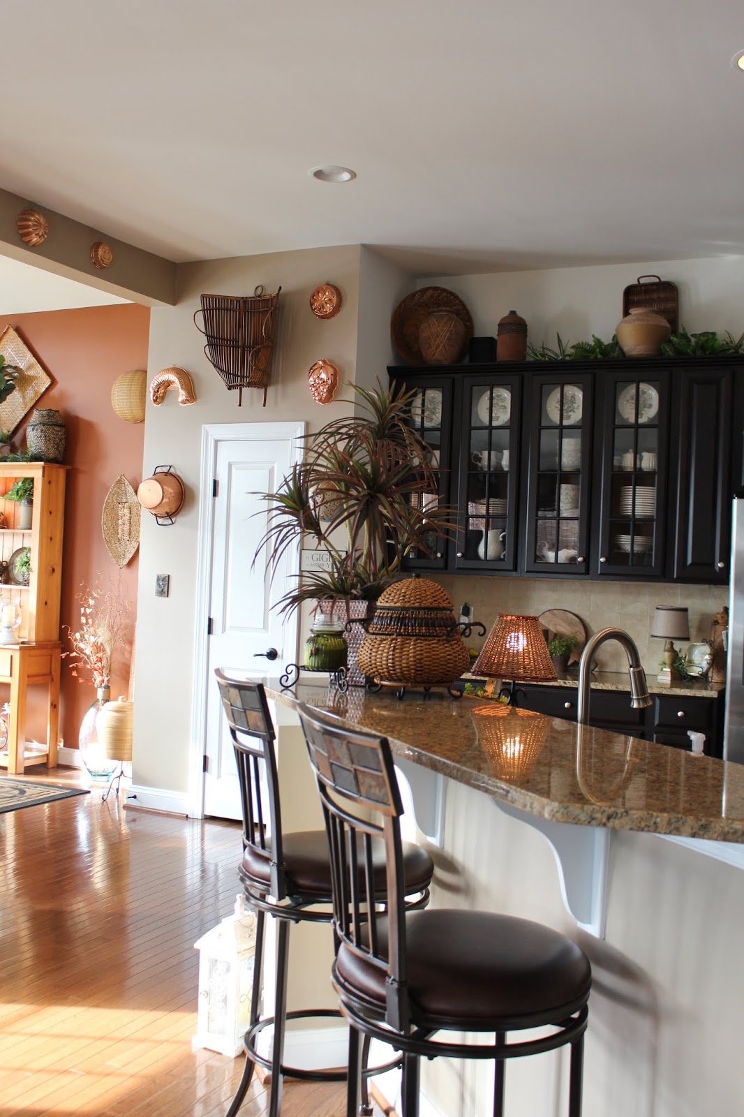 Designs by Pinky: Winter Kitchen Tour with Lots of Texture