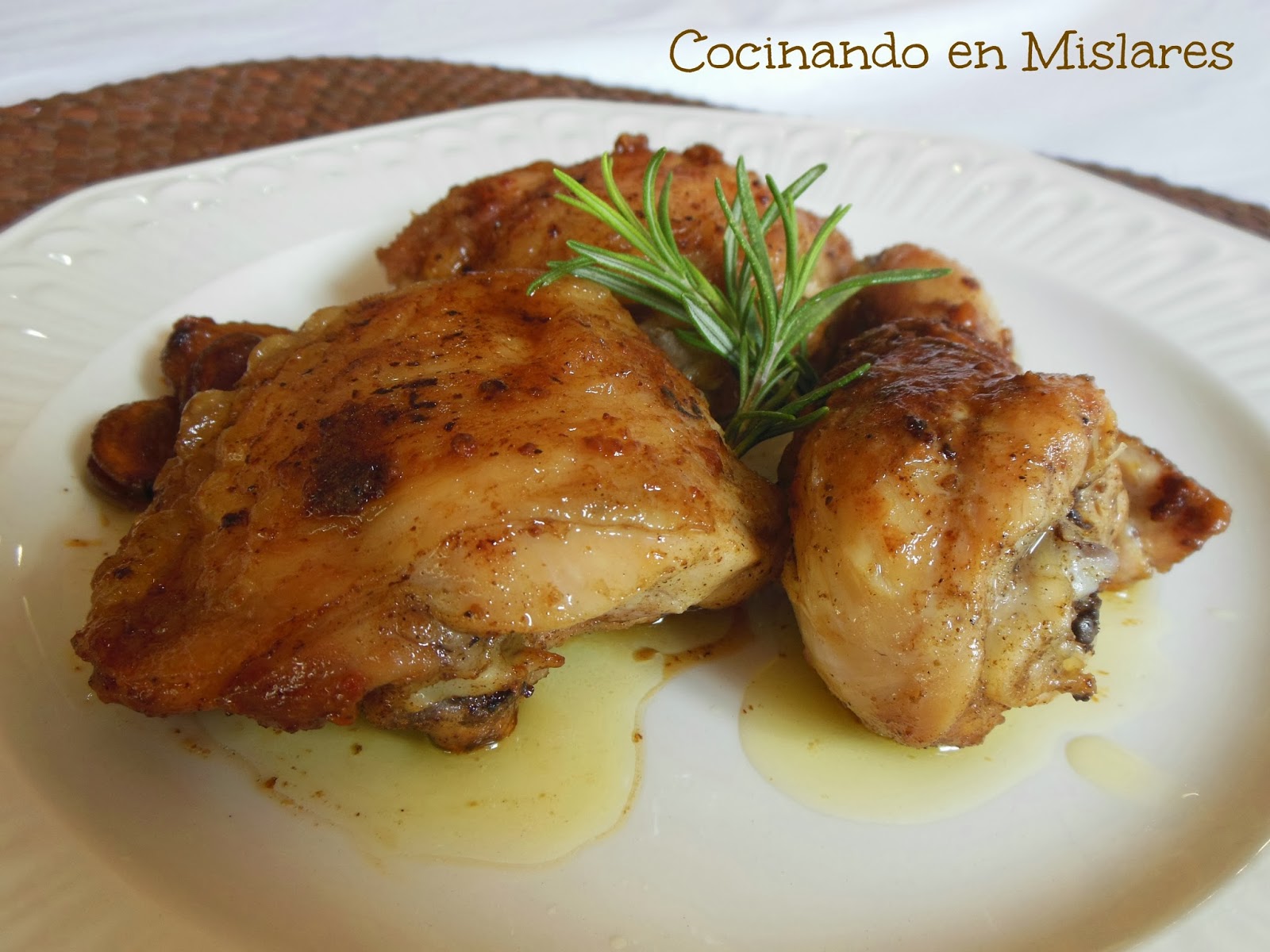POLLO CONFITADO - Cocinando en Mislares
